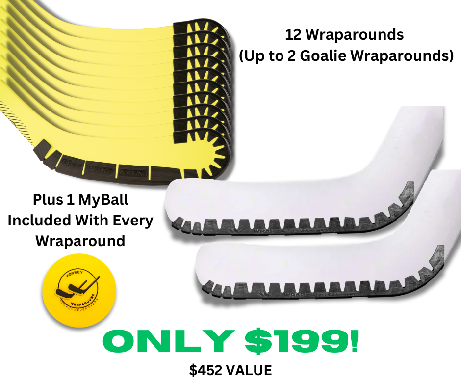 Wraparound Hockey - Hockey Stick Blade Protector and Off-Ice Puck