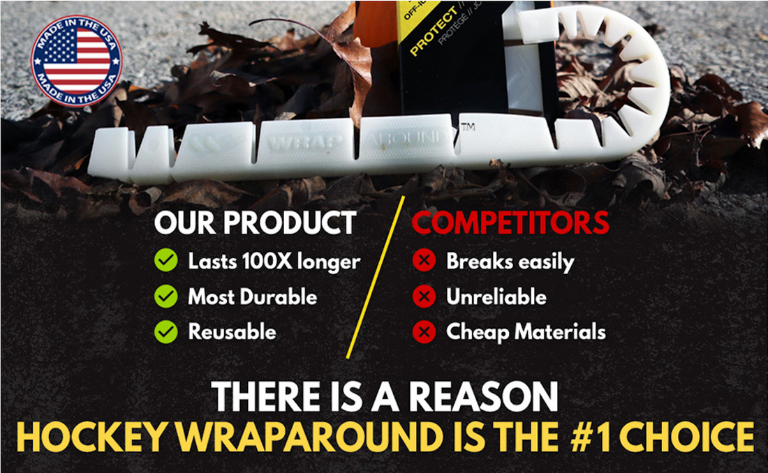 Hockey Wraparound - Hockey Stick Protector and Off-Ice Training Tool ...